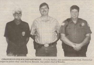 Police Department History | Bonifay FL